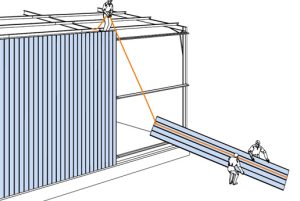 A szendvicspanelek összeszerelése + műszaki rajzok